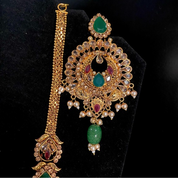Salwar Kameez | Jewelry | Indian Pakistani Gold Necklace Set | Poshmark